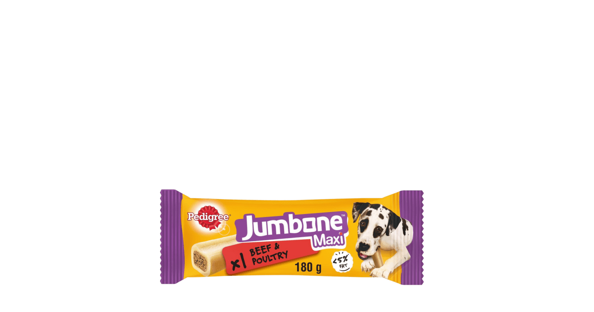 Gardumi suņiem Pedigree Jumbone Maxi, 180 g | Dino Zoo