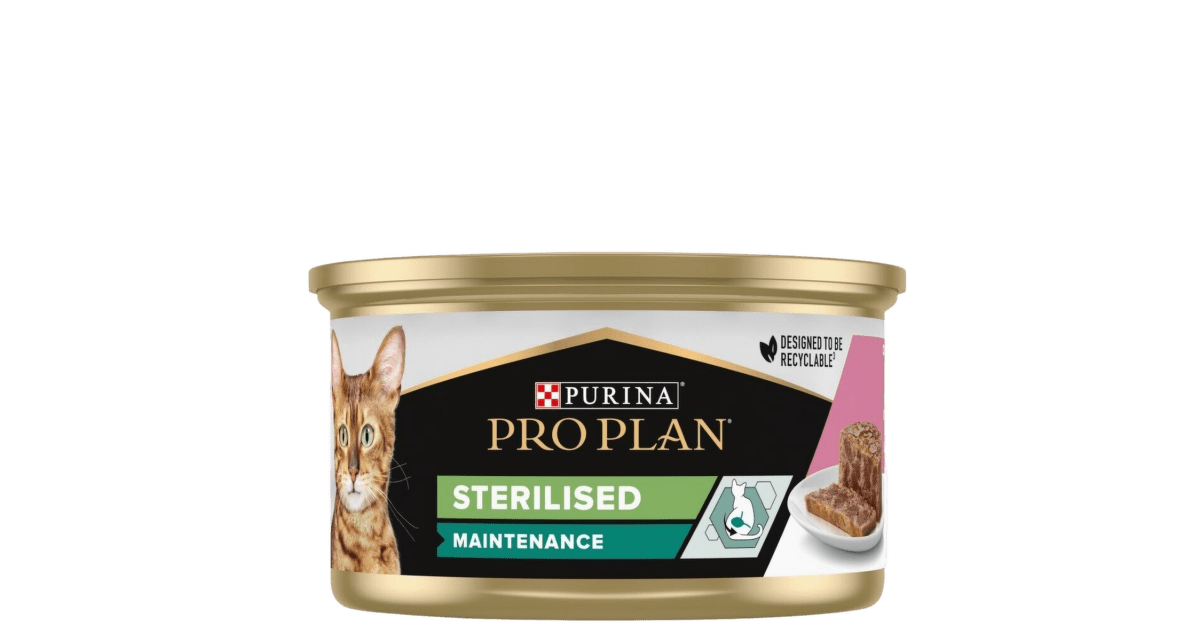 Konservi PRO PLAN Adult Sterilised, ar tunci un lasi, 85 g | Dino Zoo