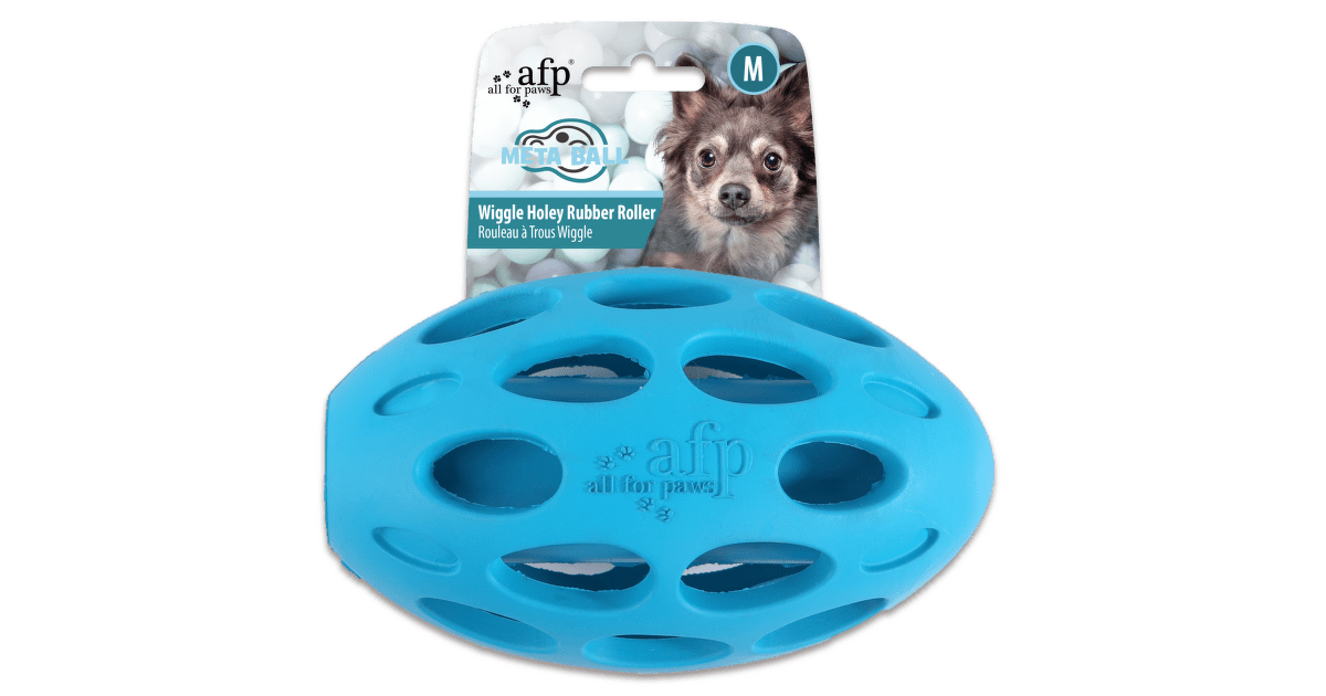 Rotaļlieta suņiem AFP Meta Ball Wiggle Holey Roller, M | Dino Zoo