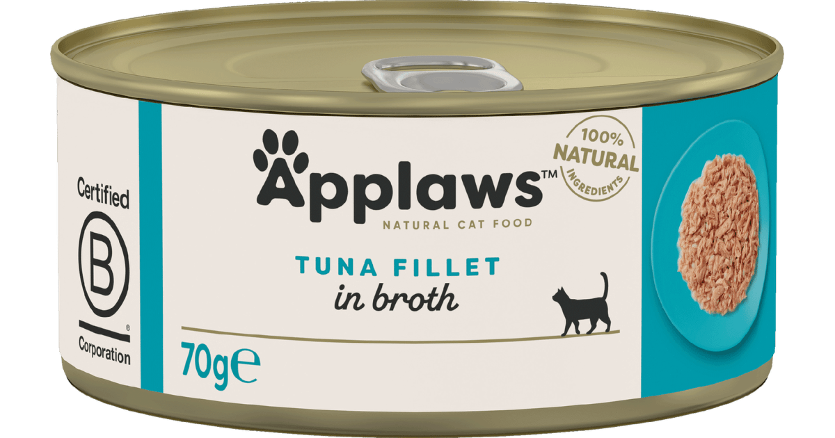 Konservi kaķiem Applaws Cat Tuna Fillet 70 g | Dino Zoo