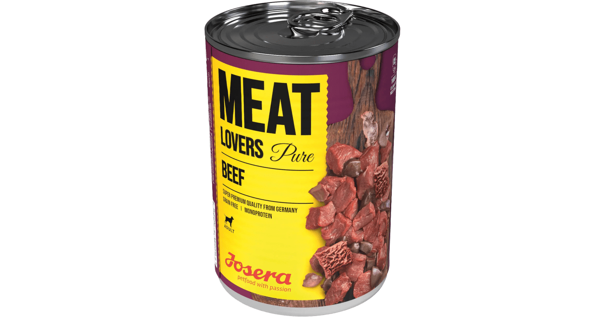 Konservi suņiem Josera Meat Lovers Pure Beef, 400 g | Dino Zoo