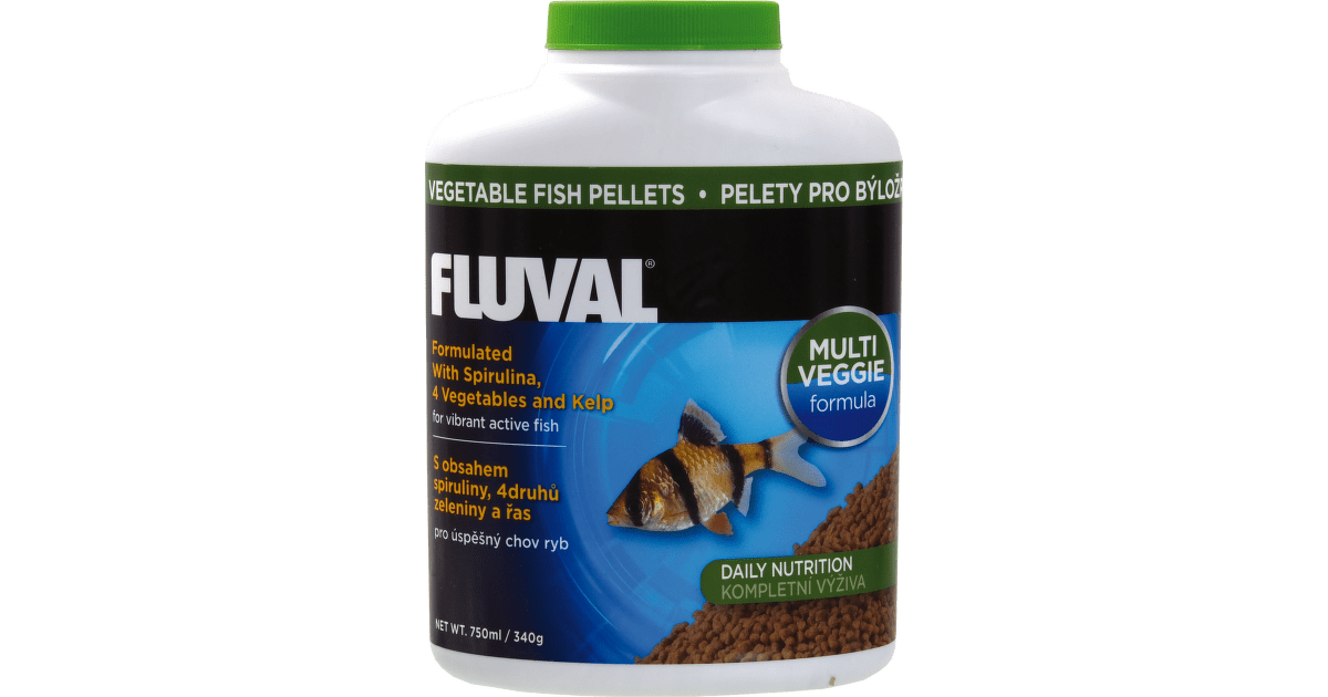 Krmivo pre akváriové ryby Fluval Vegetable Pellets 750ml | Super zoo