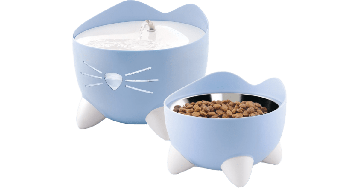 Fontány a zásobníky Cat It Pixi Combo Kit fontána s miskou modrá ...