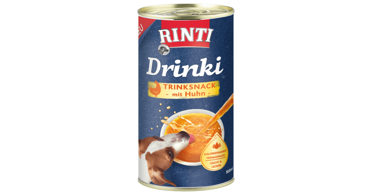 Pochúťky pre psov Rinti dog drink kura 185ml | Super zoo