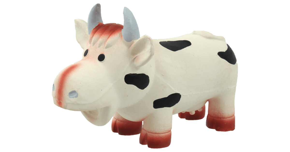 Hračky pro psy Hračka Dog Fantasy Latex kráva 18cm | Super zoo