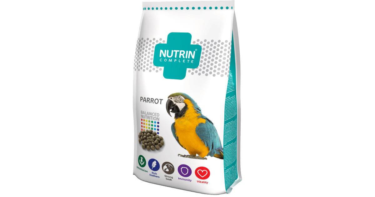 Krmivo pre vtáky Nutrin krmivo pre veľké papagáje 750 g | Super zoo