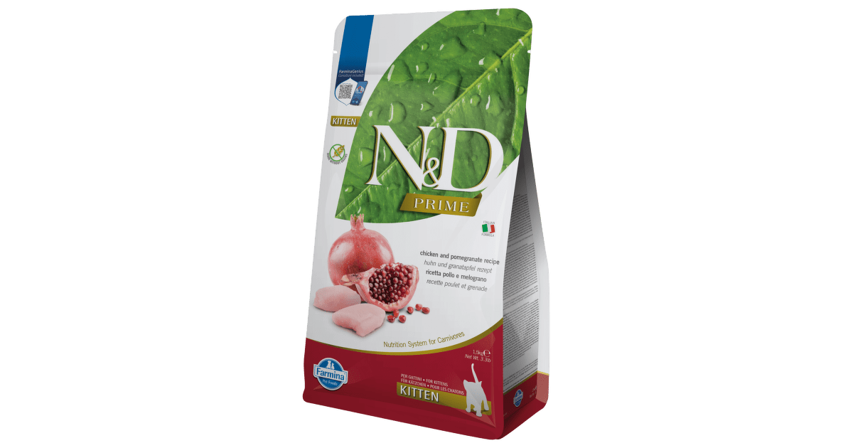 Granule pre mačky N&D Prime Cat Kitten Chicken & Pomegranate 1,5 kg ...
