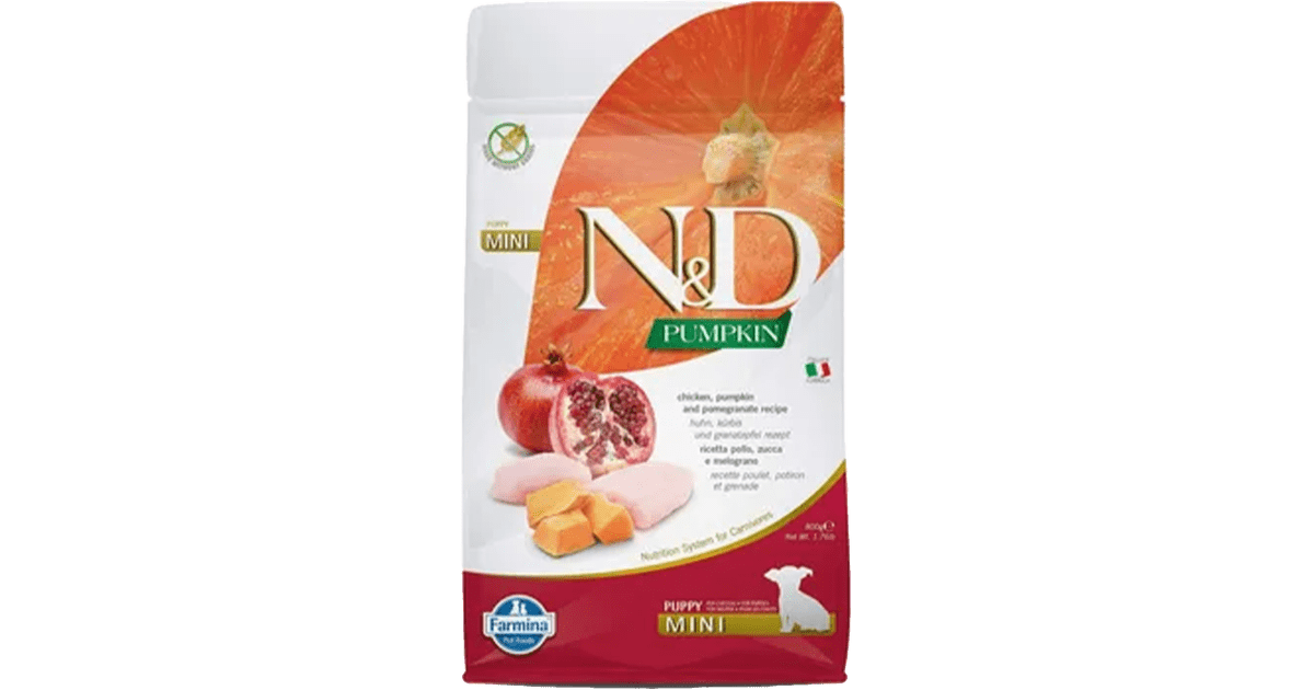 Granule pre psov ND Dog LG Puppy Mini kura a granátové jablko 2,5 kg ...