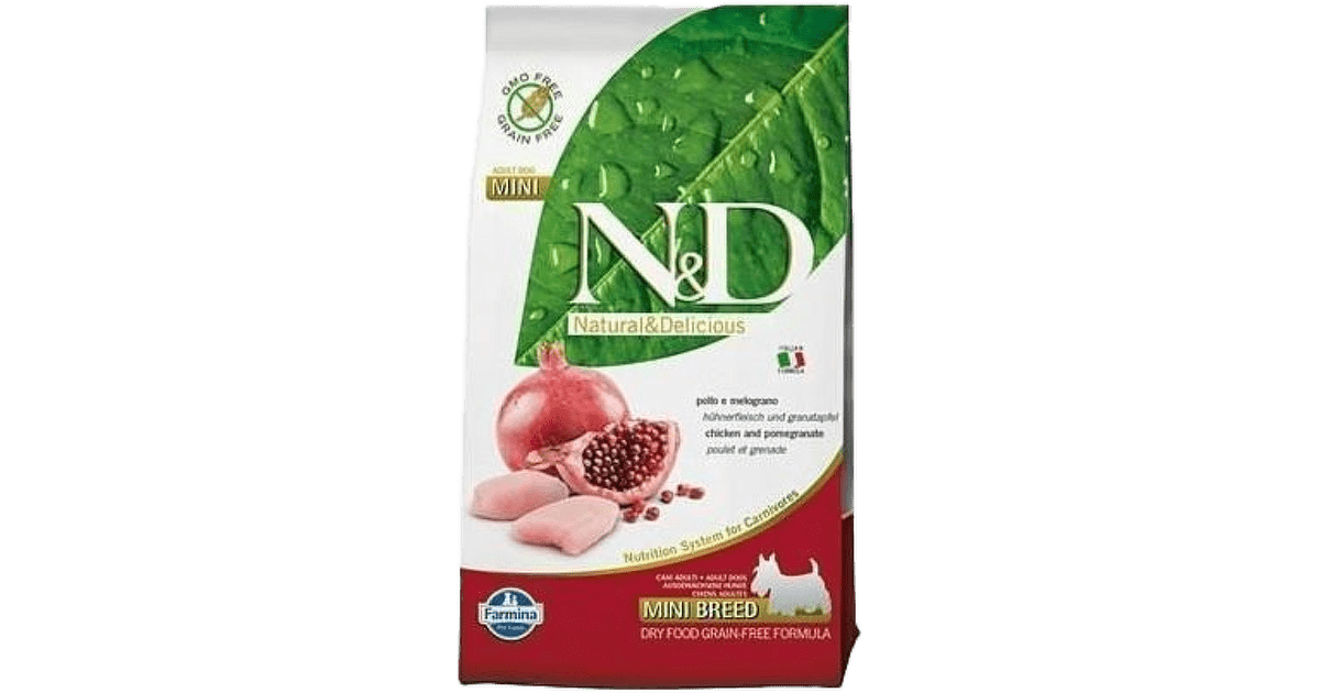 Granule pre psov ND Dog Prime Adult Mini kura a granátové jablko 0,8 kg ...